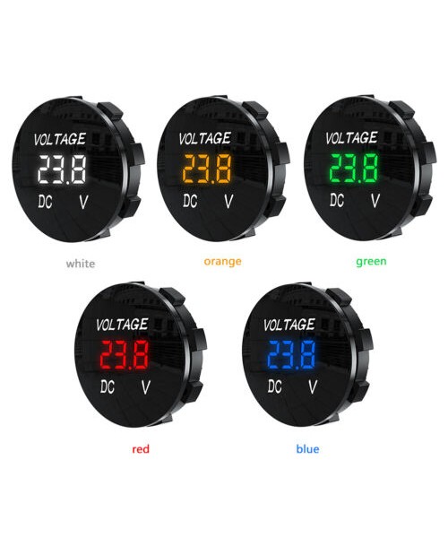 Voltmetru digital D3 5-48V diverse culori - hobbymarket.ro